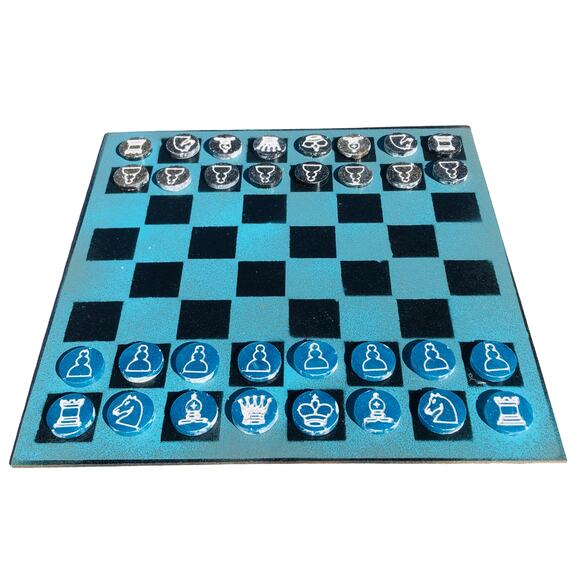 & Other Stories | Games | Chess Set Blue Freeze | Poshmark